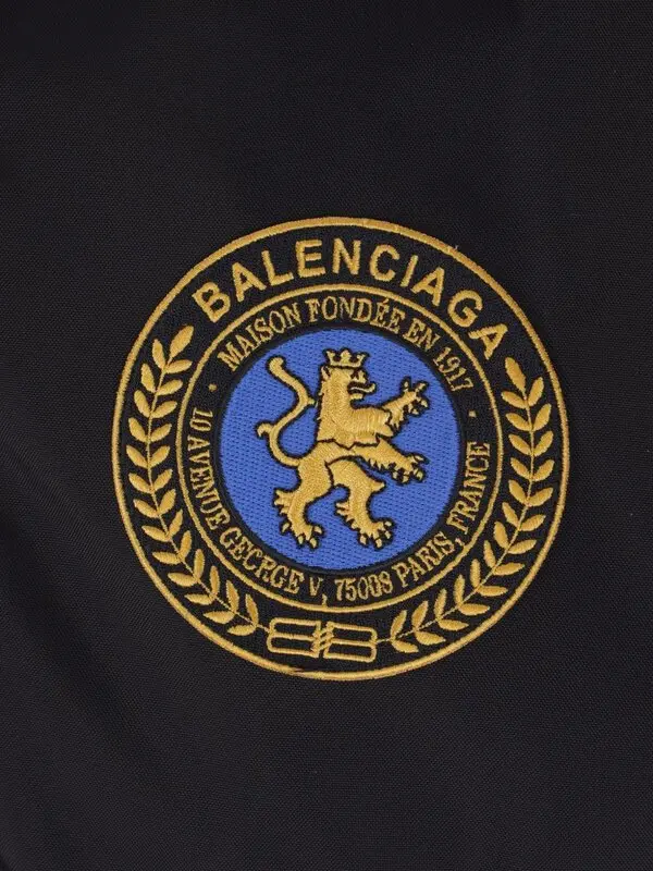 Balenciaga Bomber Jacket With Logo