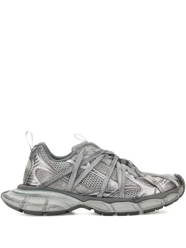 Balenciaga 3xl Extreme Laces B Sneakers - Grey
