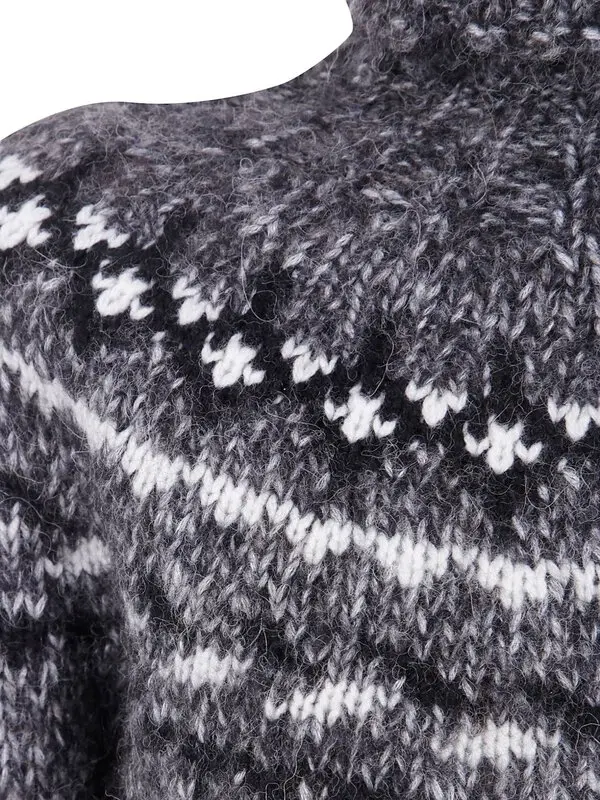 PAROSH Wool Turtleneck Jumper