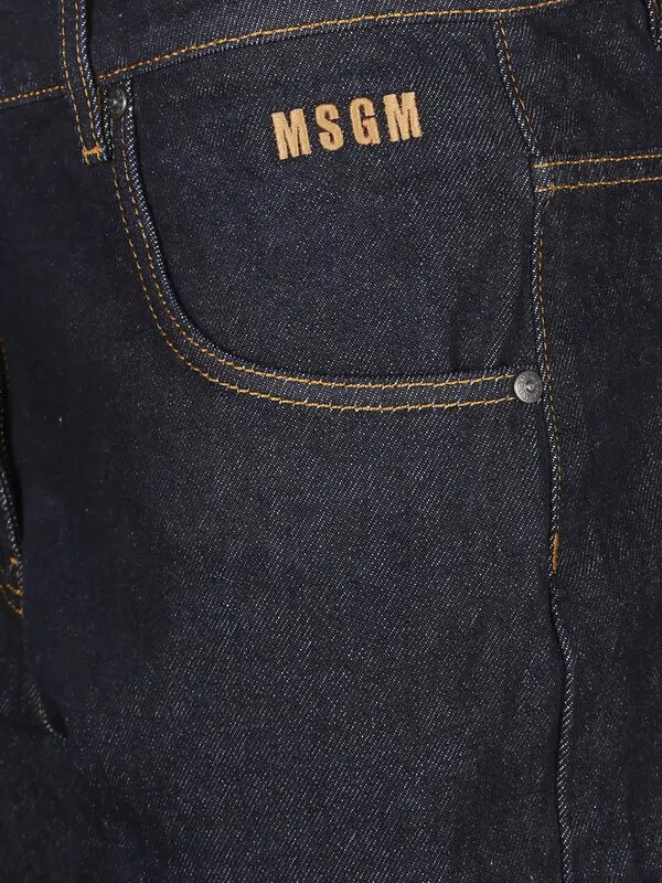 MSGM Ankle Cut Denim Jeans