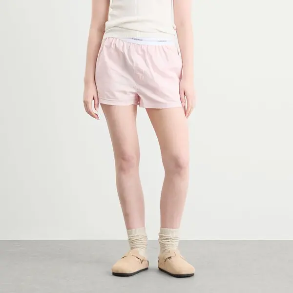 Calvin Klein Cotton Poplin Sleep Short