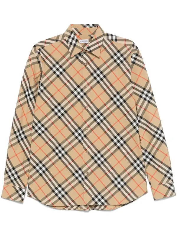 Burberry Check Print Shirt