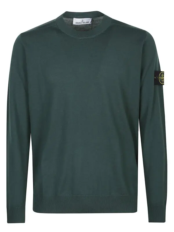Stone Island Crew Neck Wool Sweater