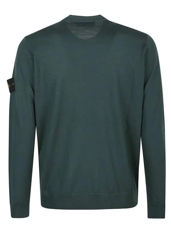 Stone Island Crew Neck Wool Sweater