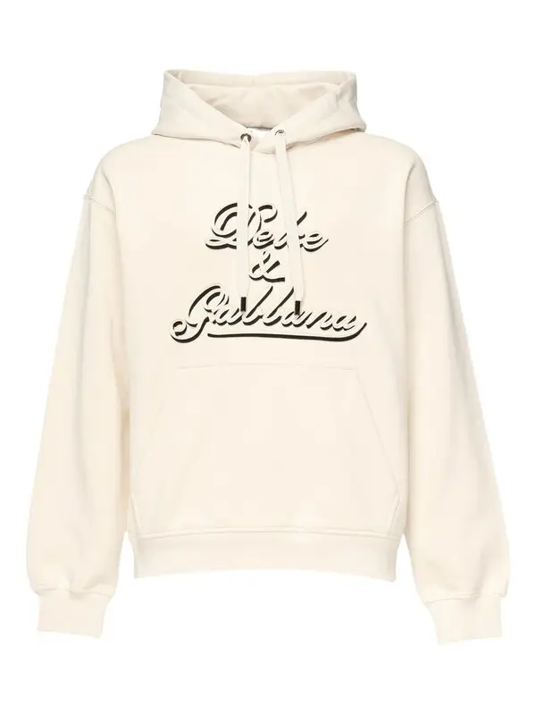 Dolce & Gabbana Hooded Sweatshirt - White