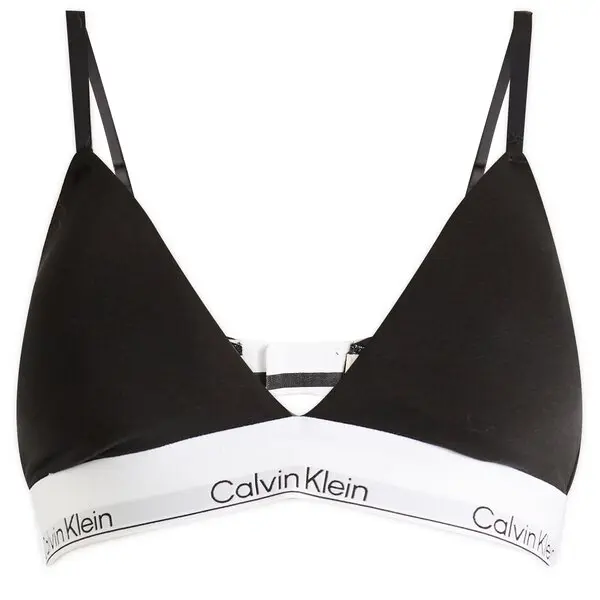 Calvin Klein Icon Lightly Lined Triangle Bra - Black