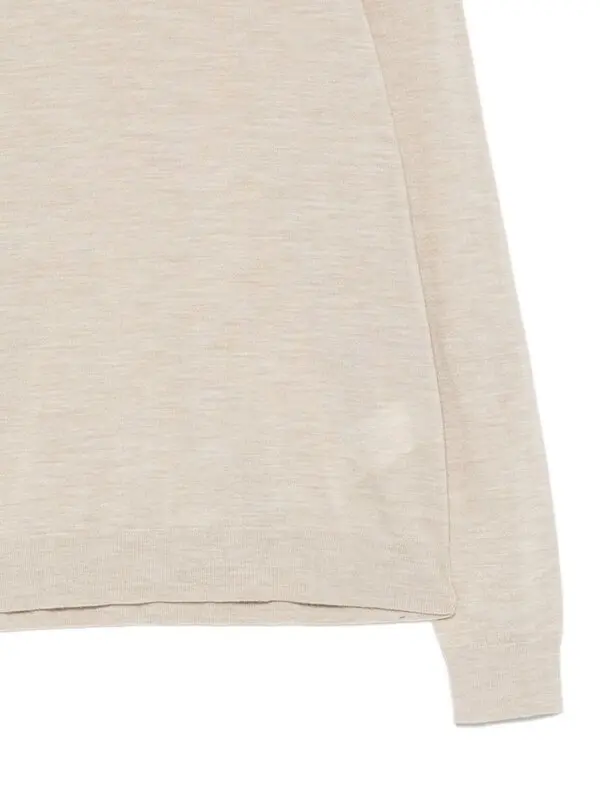 BOSS Ferpina Wool Sweater - Beige