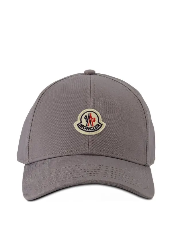 Moncler Baseball Cap With Logo - Grey