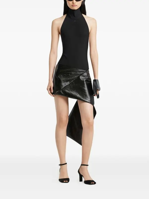 COURREGES Vinyl Mini Skirt