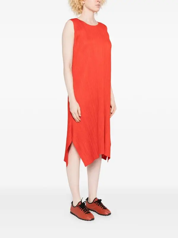 Issey Miyake Pleated Midi Dress