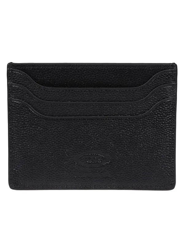 Burberry Cardholder With Logo - Black