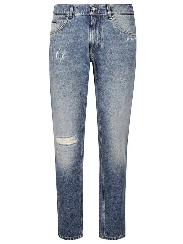 Dolce & Gabbana Jeans With Distressed Detail