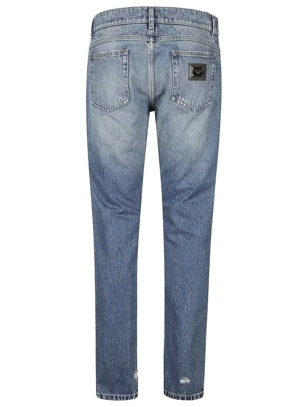 Dolce & Gabbana Jeans With Distressed Detail
