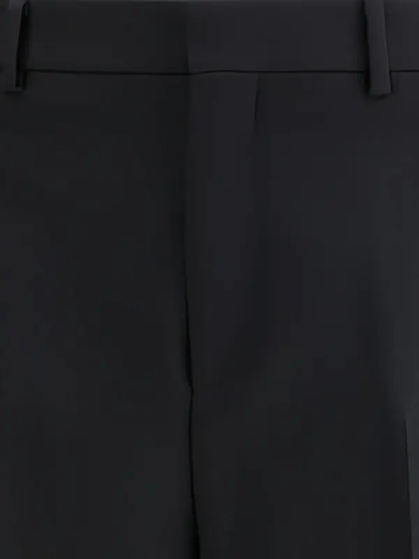 Gucci Wool Gabardine Trousers - Black