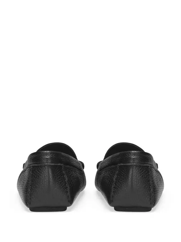 Dolce & Gabbana Leather Loafer With Logo