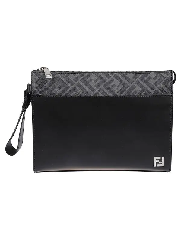 Fendi Clutch Squared - Black