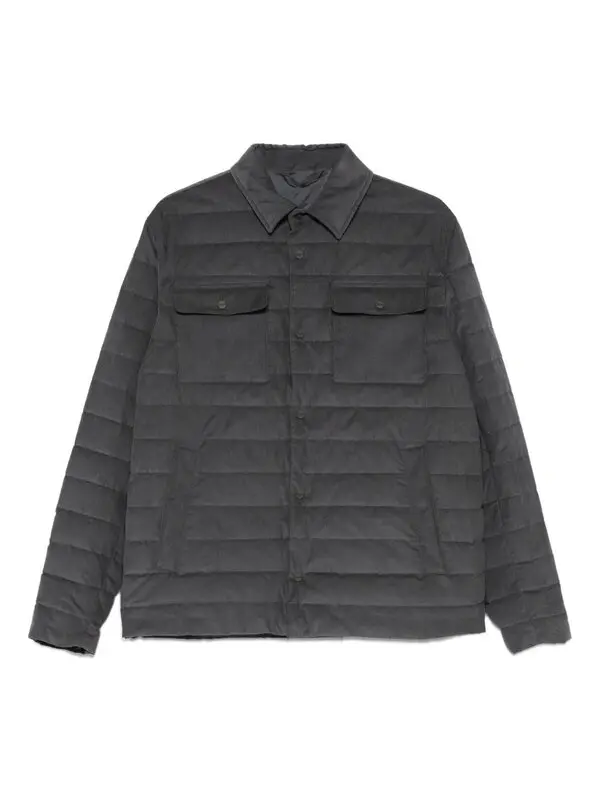 Herno Quilted Down Jacket - Grey