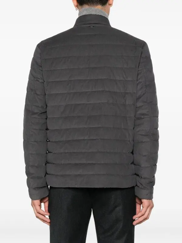 Herno Quilted Down Jacket - Grey