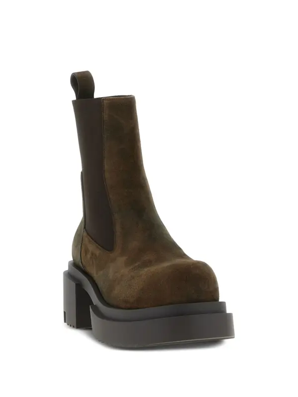 Rick Owens Ankle Boot With Elastic Band