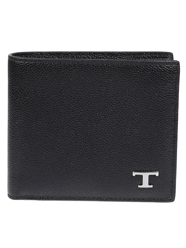 TOD'S Wallet With Logo - Black