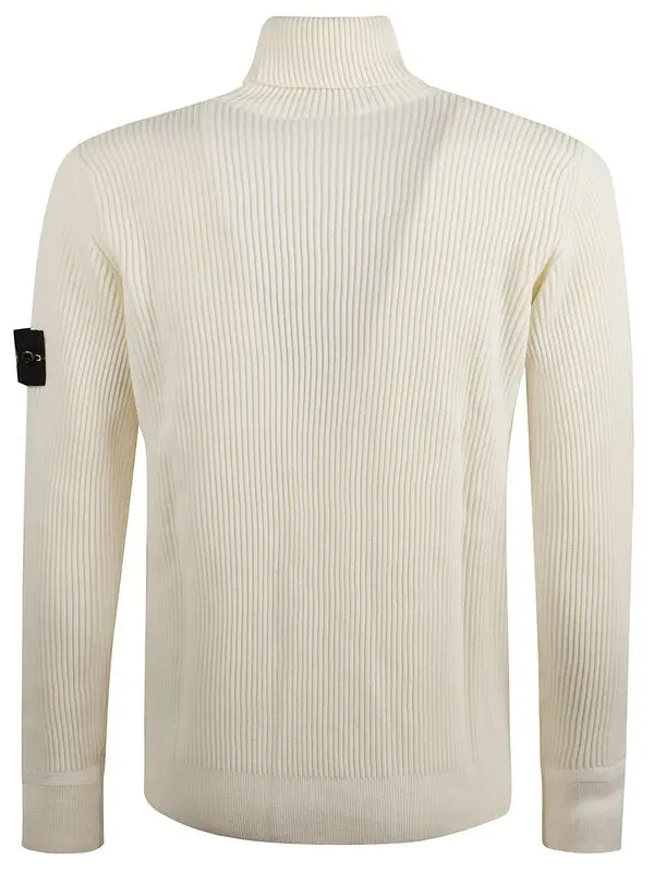 Stone Island Wool Turtleneck Sweater