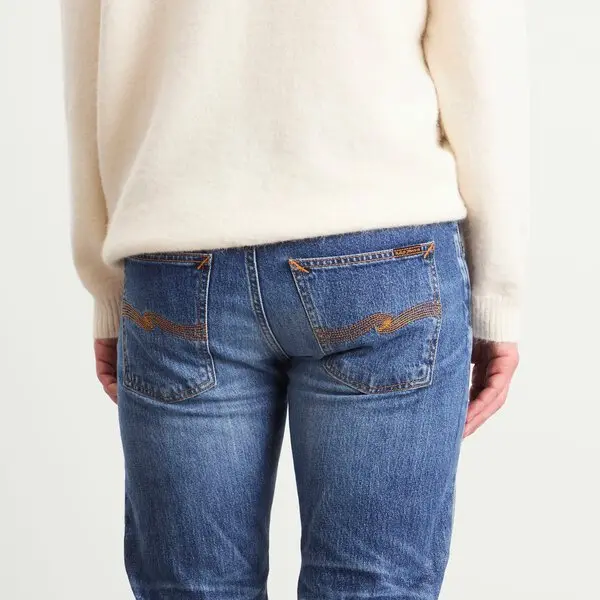 Nudie Jeans Solid Ollie Straight Leg Jeans