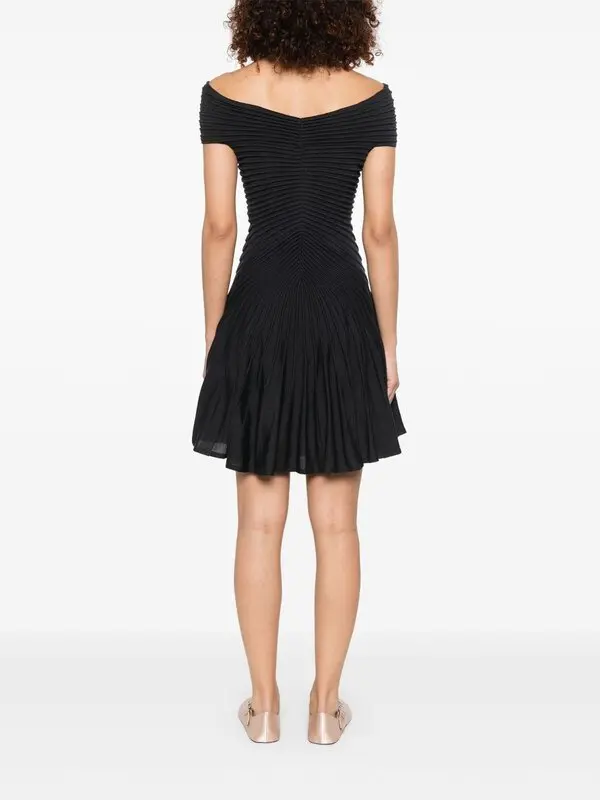 Alaïa Wool Mini Dress - Grey