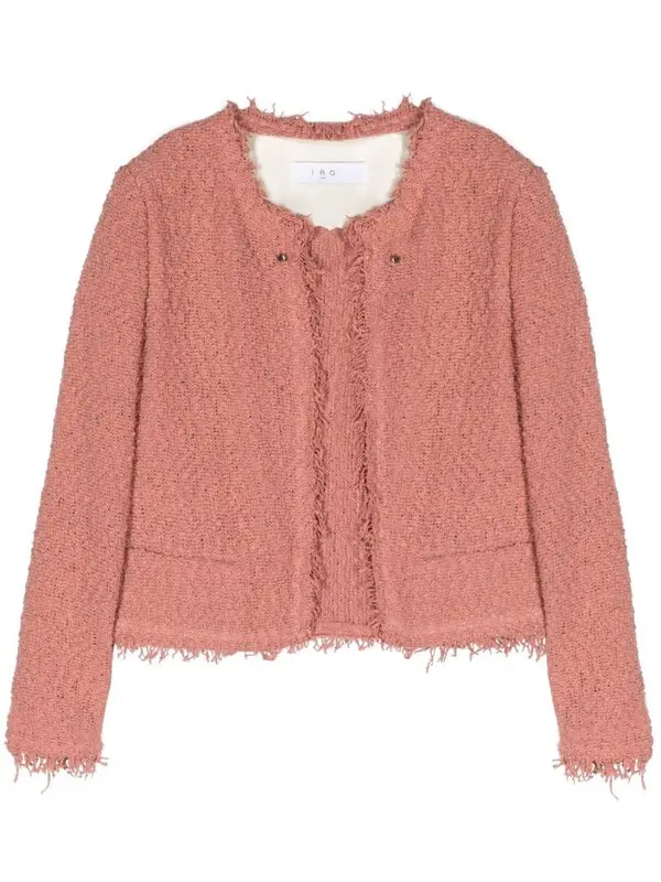 IRO PARIS Shavani Cotton Jacket - Pink