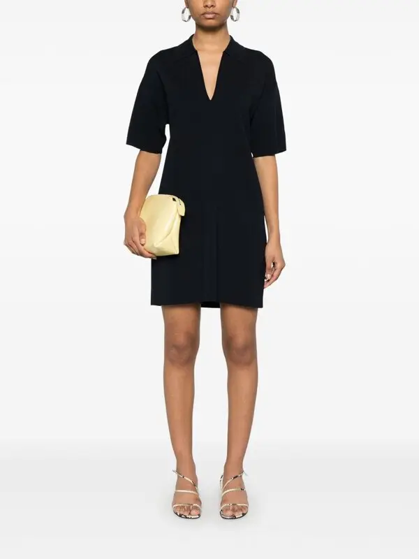 PAROSH Roma T-shirt Dress - Blue