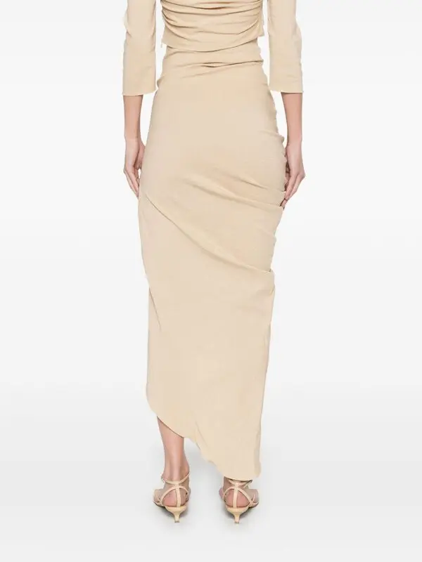 CORTANA Mite Long Skirt - Beige
