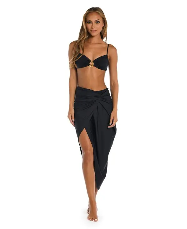 SUNSHINE 79 Solid Convertible Faux Wrap