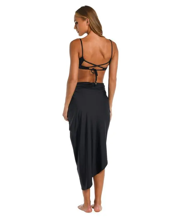 SUNSHINE 79 Solid Convertible Faux Wrap