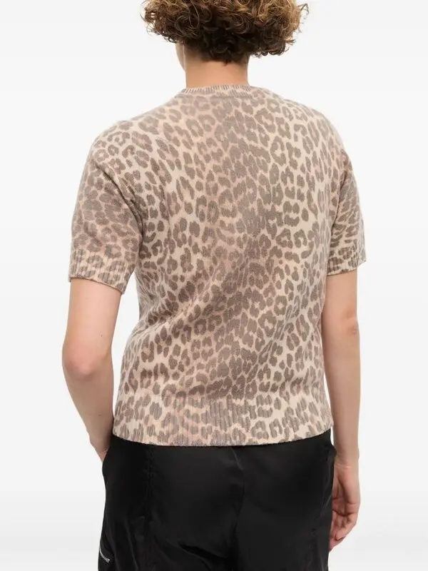 GANNI Logo Wool T-shirt