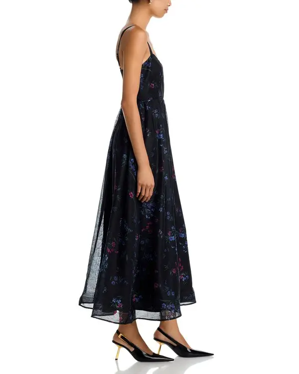 Aqua Sleeveless Maxi Dress