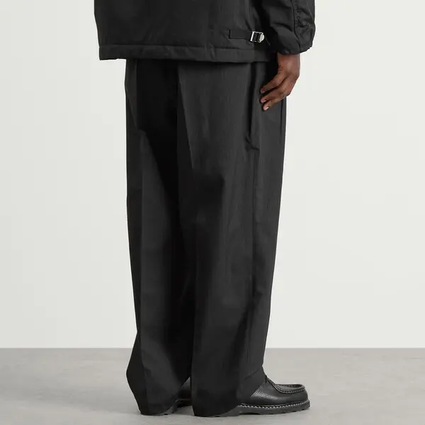 Comme Des Garçons Wool Straight Leg Trousers