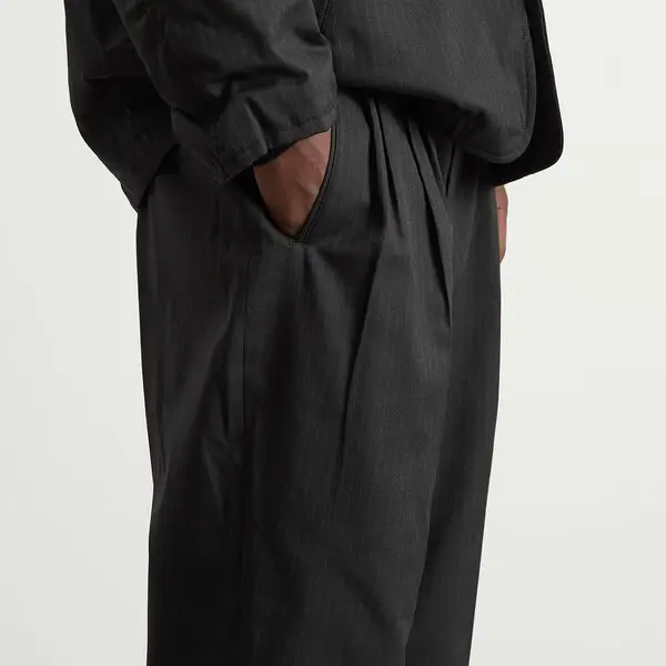 Comme Des Garçons Wool Straight Leg Trousers