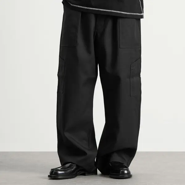 Comme Des Garçons Wool Cargo Trousers