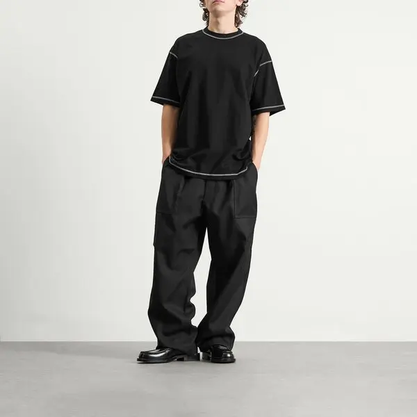 Comme Des Garçons Wool Cargo Trousers