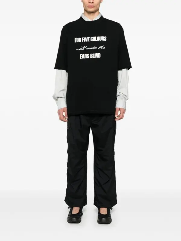 Comme Des Garçons Trousers With Belt