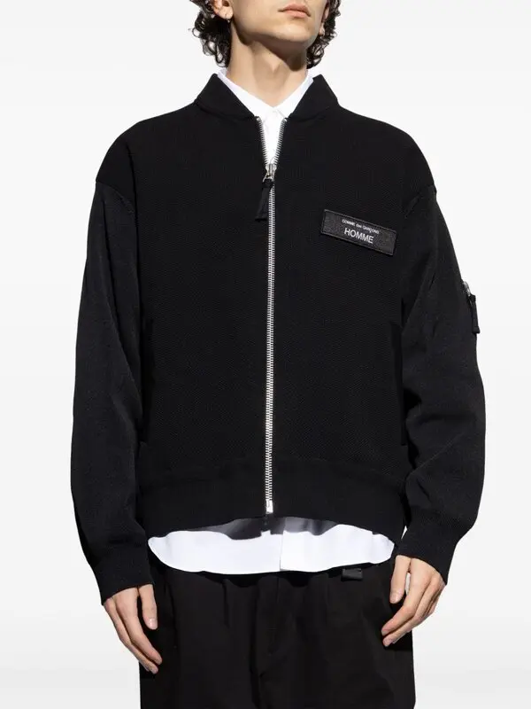 Comme Des Garçons Bomber Jacket With Application