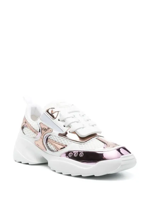 ROGER VIVIER Motor Run Sneakers - Silver