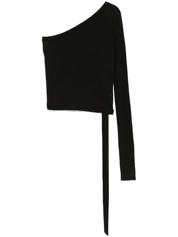 Rick Owens Cotton One-shoulder Top