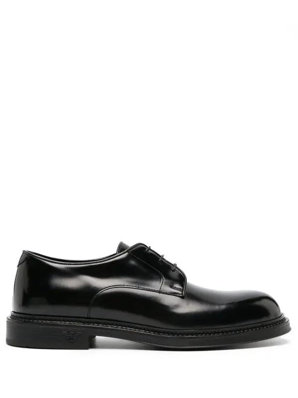 Emporio Armani Leather Laced Shoes