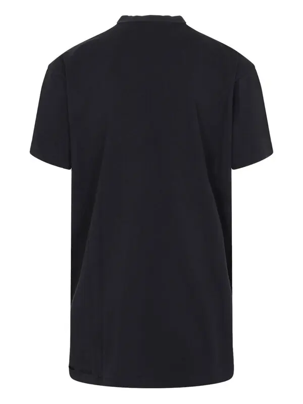 Balenciaga Optical Cotton T-shirt - Black