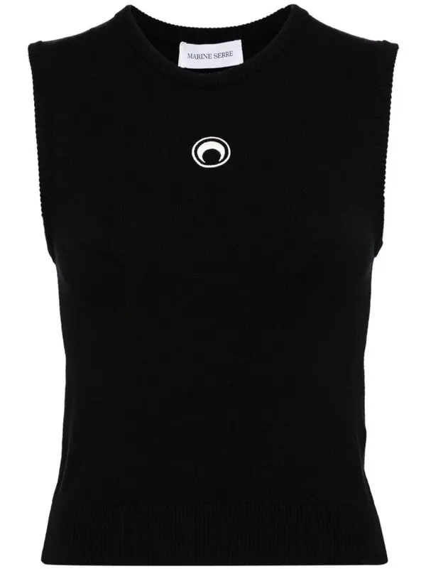 MARINE SERRE Moon Vest - Black