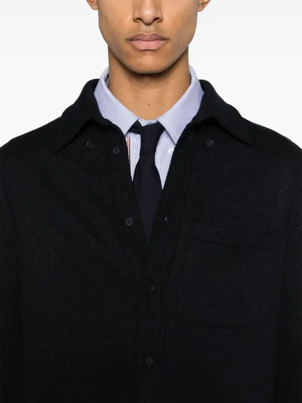 Thom Browne Oversized Herringbone Shirt