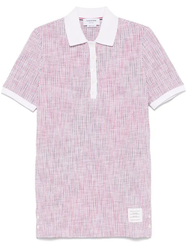 Thom Browne Rwb Cotton Polo Dress - Multi