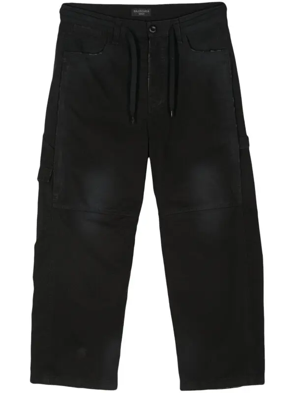 Balenciaga Cropped Cargo Trousers
