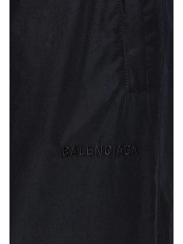 Balenciaga Wide Leg Trousers - Black