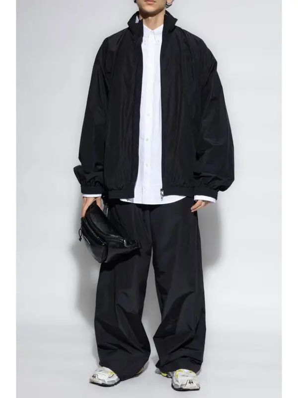 Balenciaga Wide Leg Trousers - Black